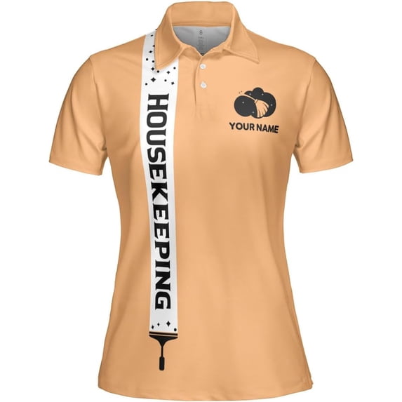 Personalized Housekeeping Polo Shirts 3D Print Cleaning Service ...