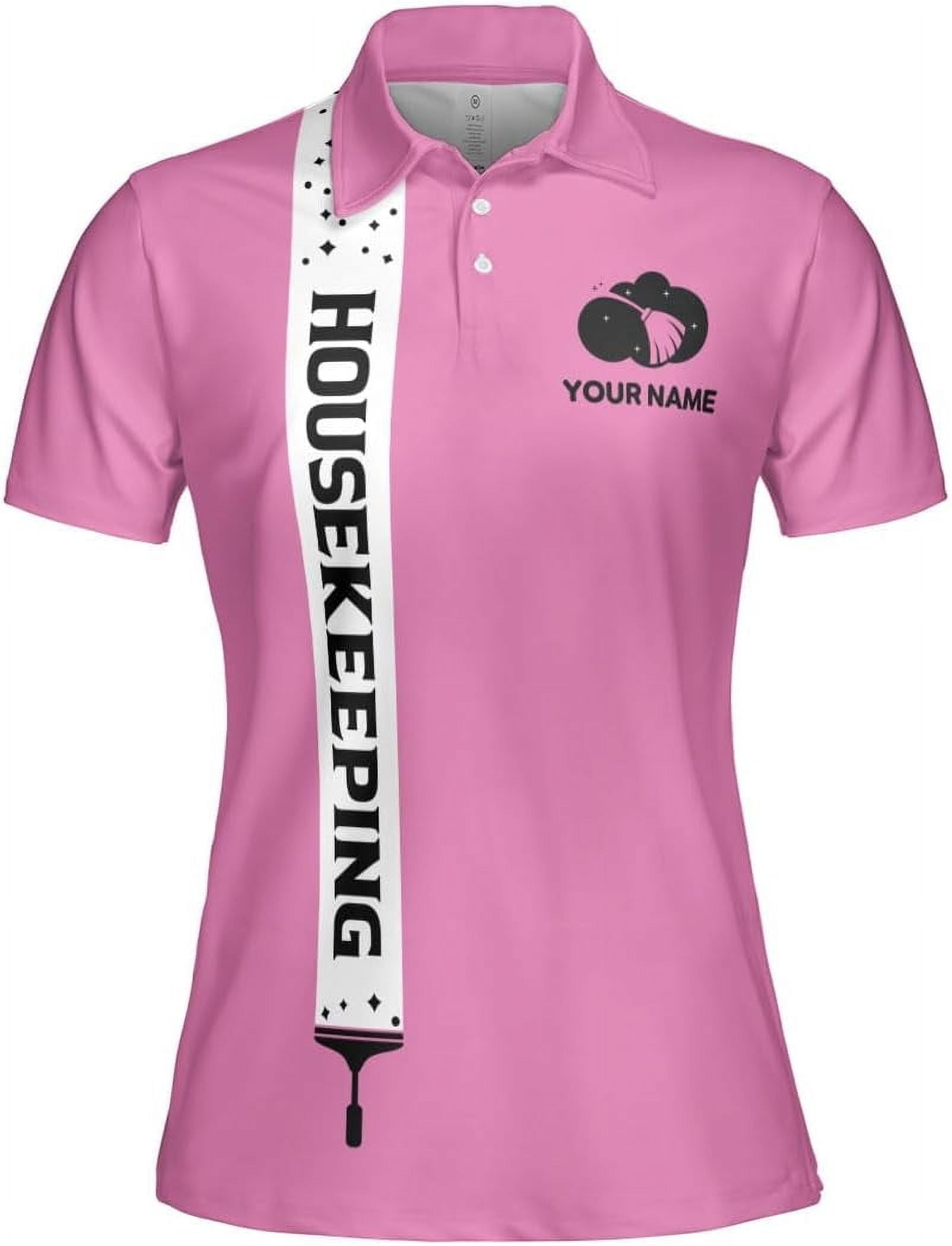 Personalized Housekeeping Polo Shirts 3D Print Cleaning Service ...