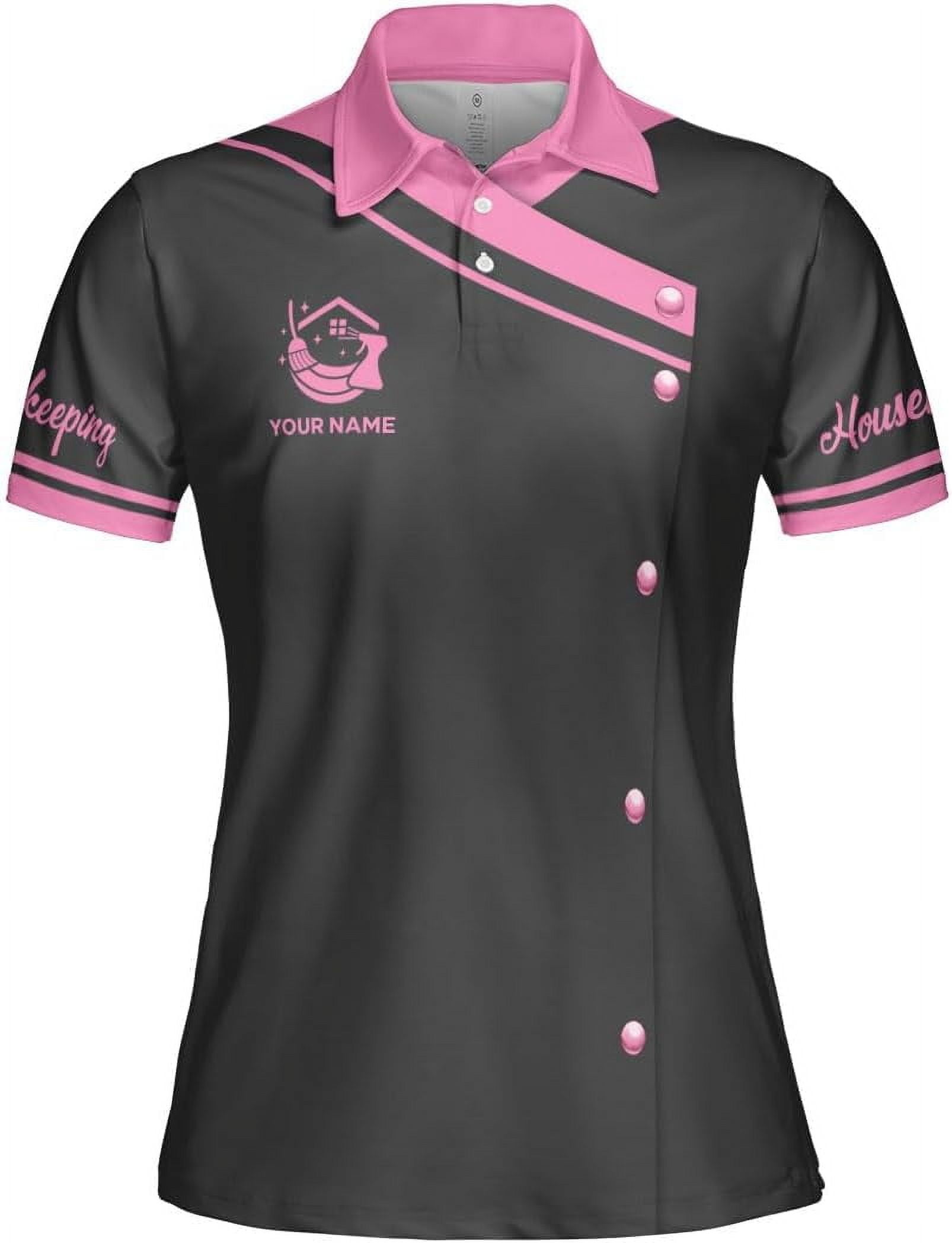 Personalized Housekeeping Polo Shirts 3D Print Cleaning Service ...