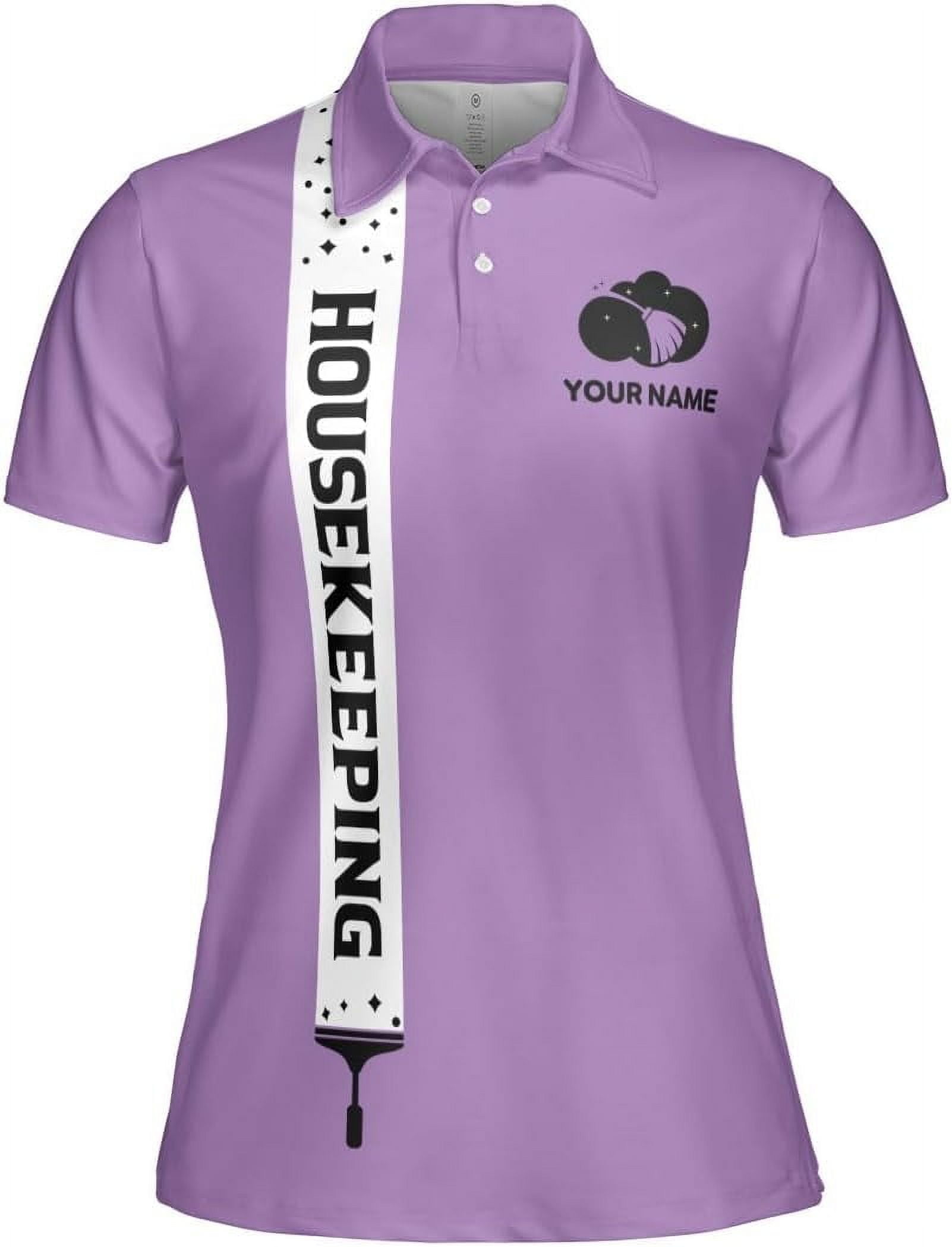 Personalized Housekeeping Polo Shirts 3D Print Cleaning Service ...