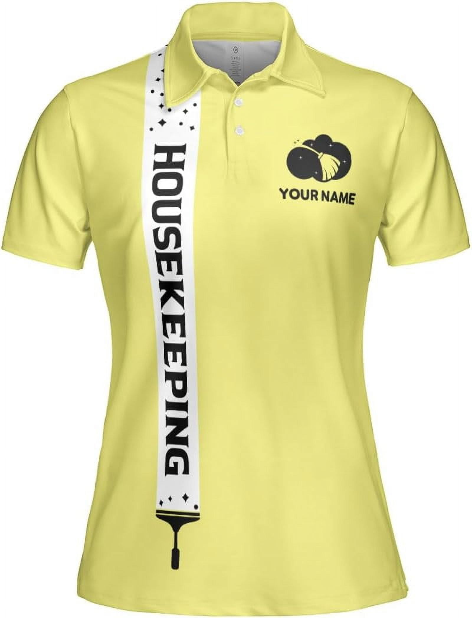 Personalized Housekeeping Polo Shirts 3D Print Cleaning Service ...