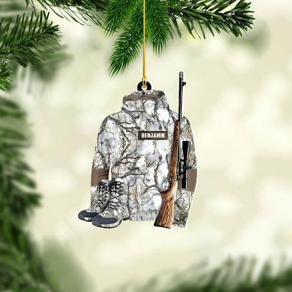 Christmas Hunting Ornaments
