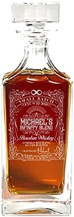 Personalized Infinity Decanter - Engraved Infinity Bottle with ...
