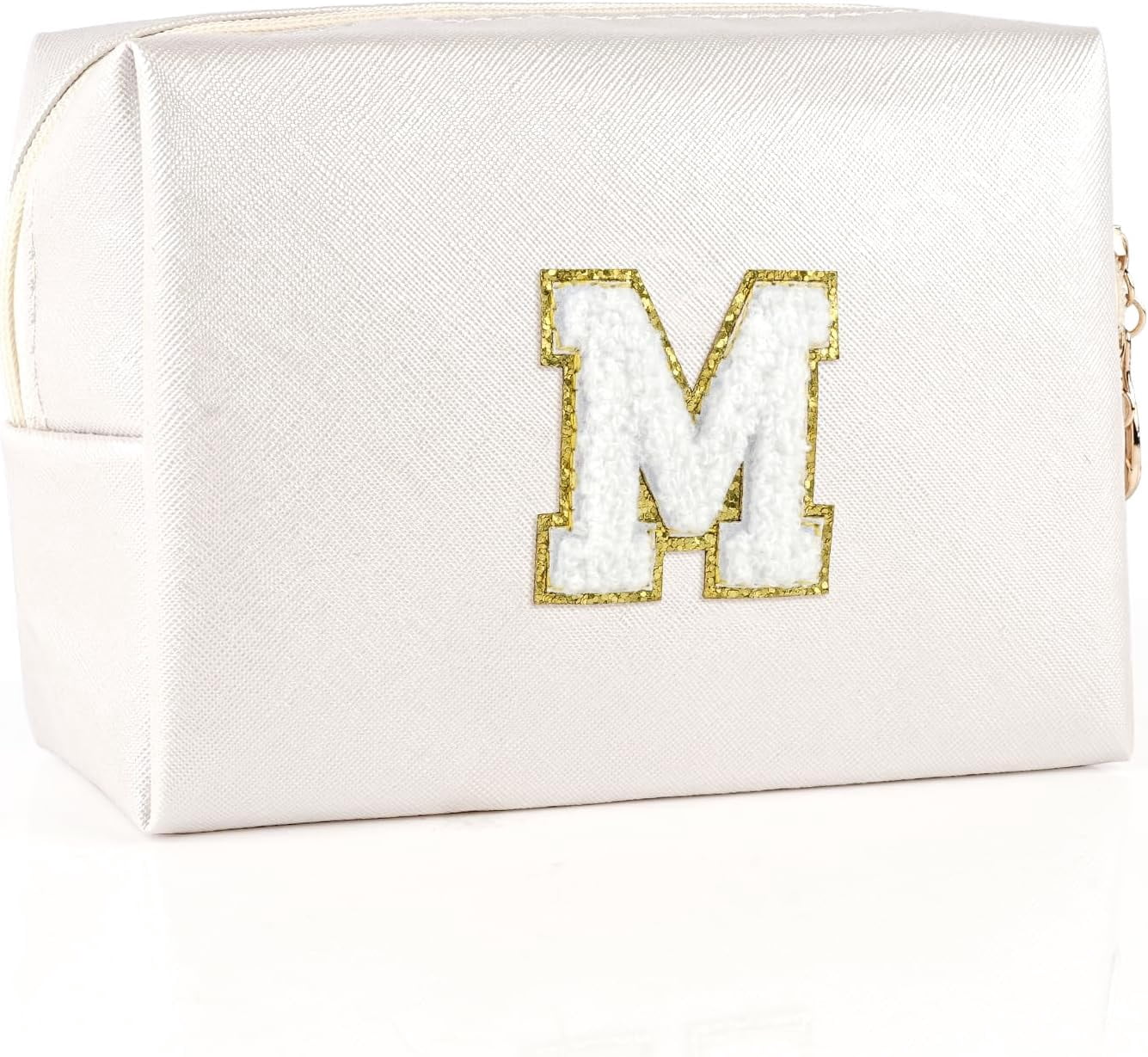 Personalized Initial Makeup Cosmetic Bag, Women Girls Gifts Preppy ...