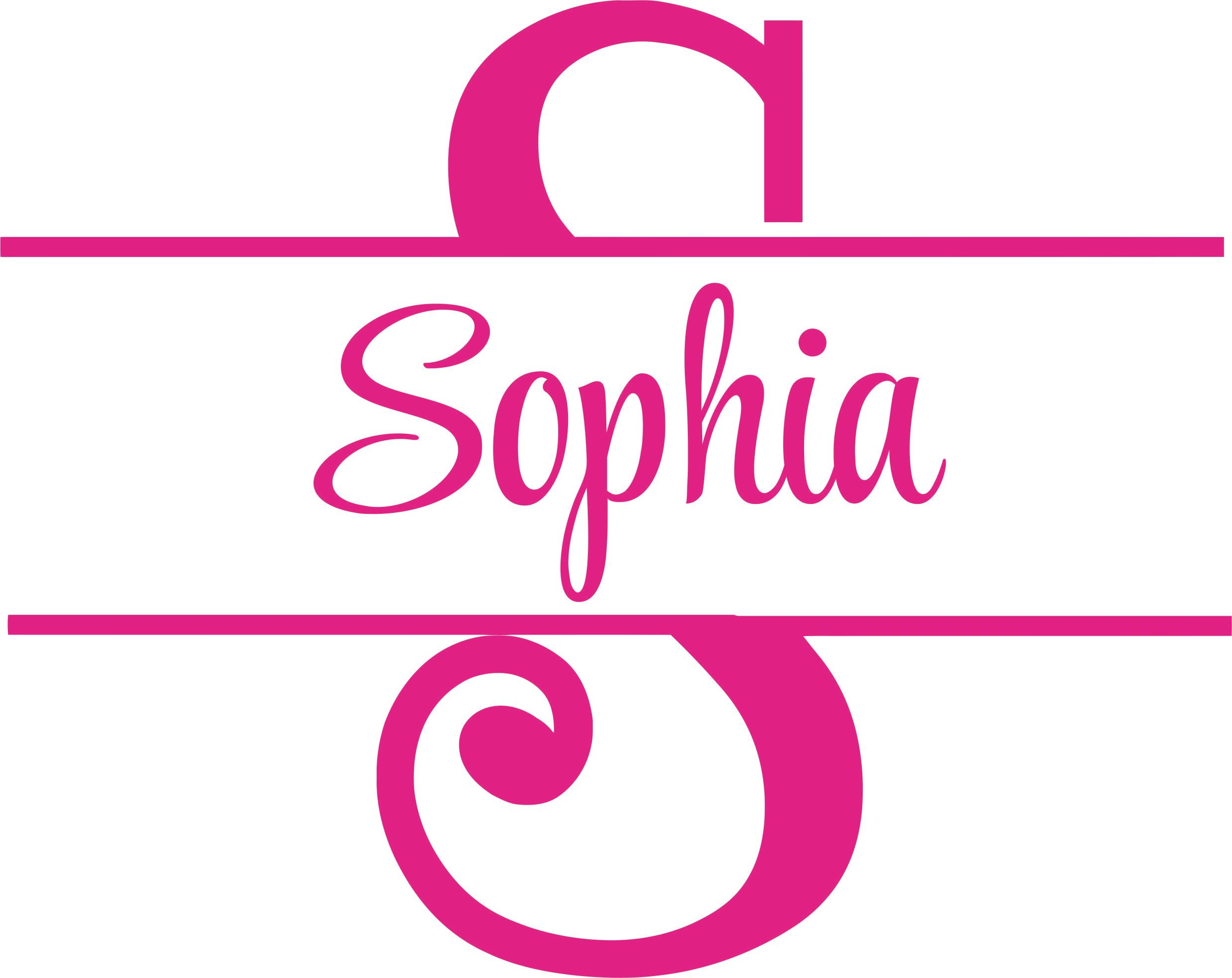 Personalized Initial Name Letter Customized Wall Decal - Custom Vinyl ...
