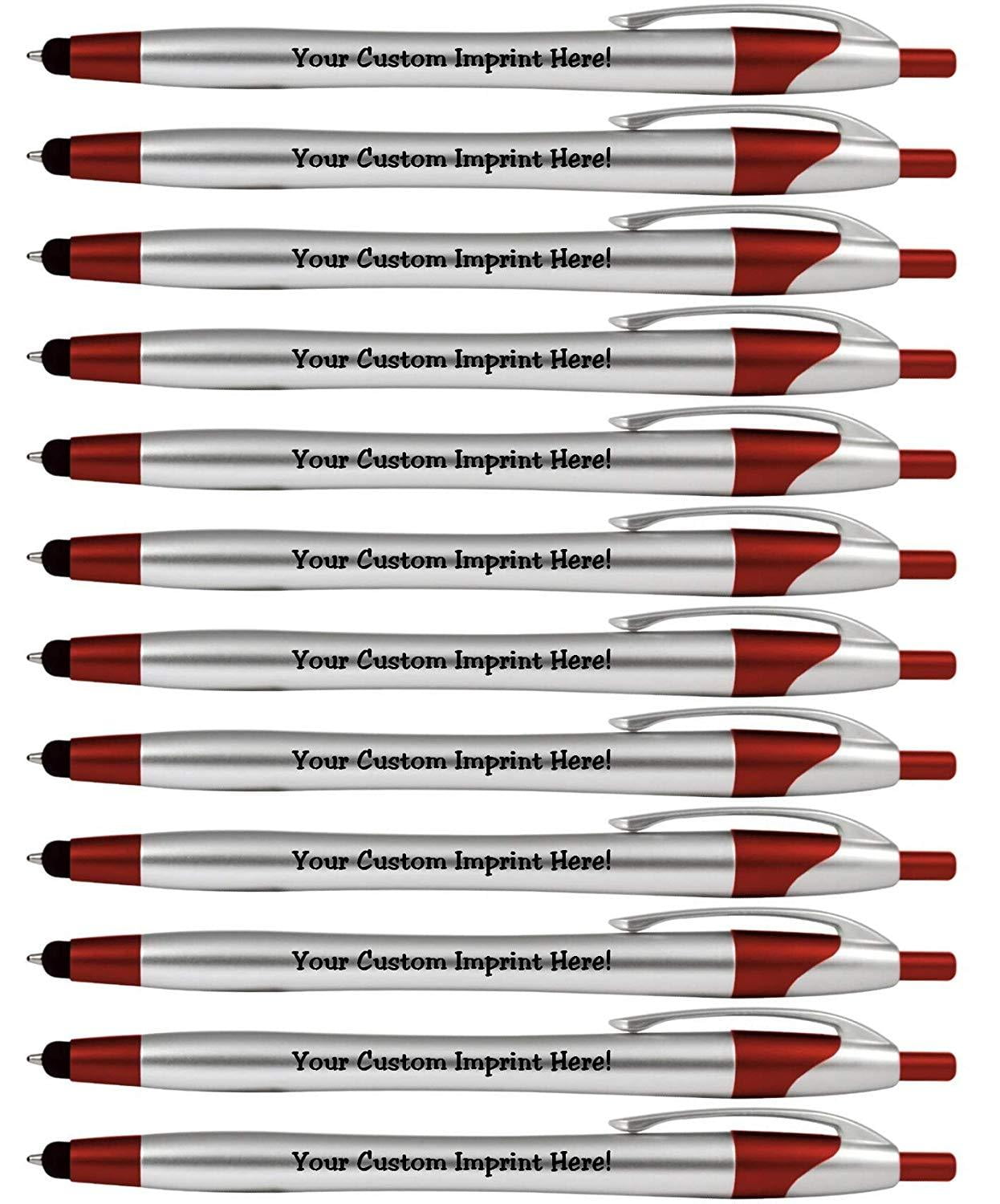 Personalized Ink Pens with Stylus - The Stream- Click action - Custom ...