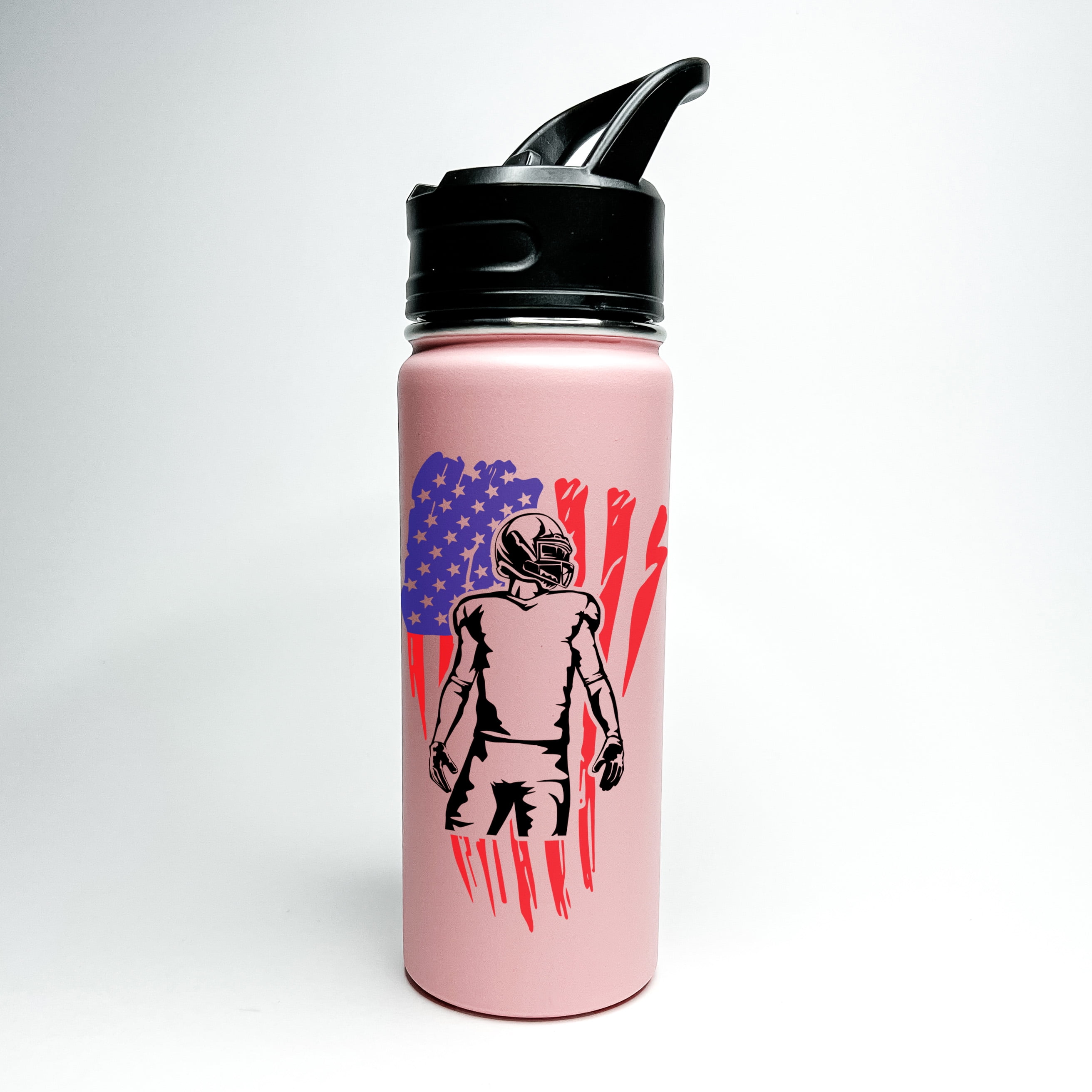 Personalized Insulated Stainless Steel Sports 32oz Water Bottle USA ...