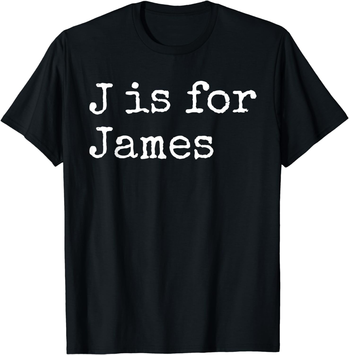 Personalized J is for James Name Student Kindergarten T-Shirt - Walmart.com