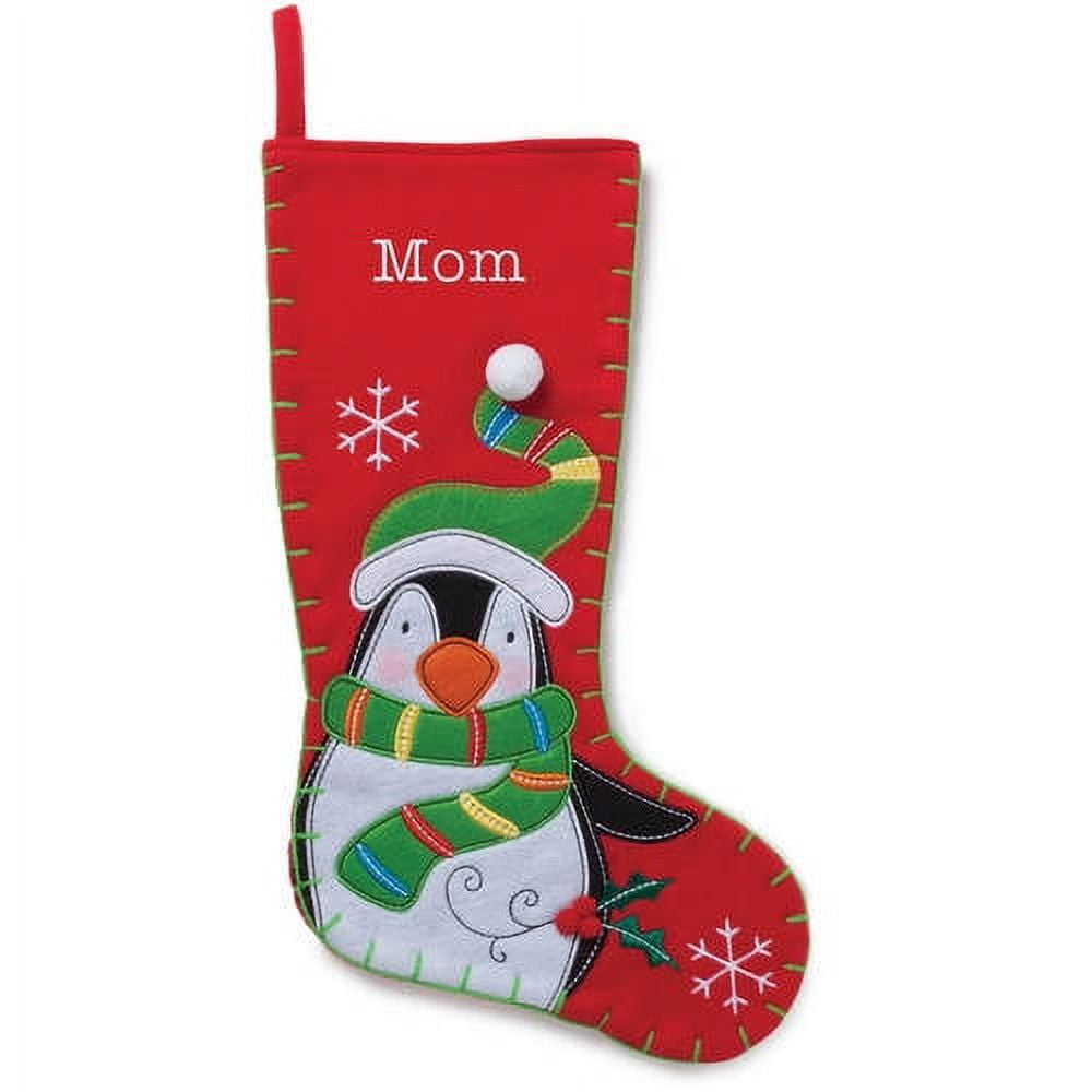 Personalized Joyful Christmas Stocking, Available in 4 Cute Characters ...