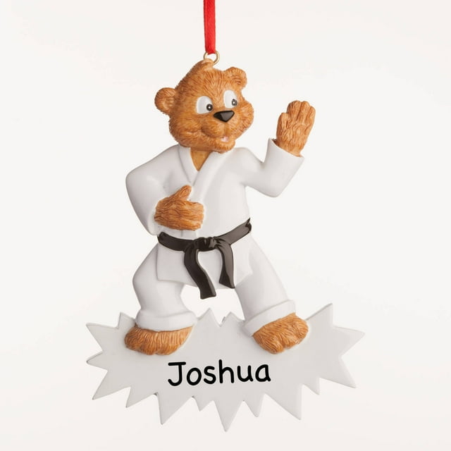 Personalized Karate Christmas Ornament - Walmart.com