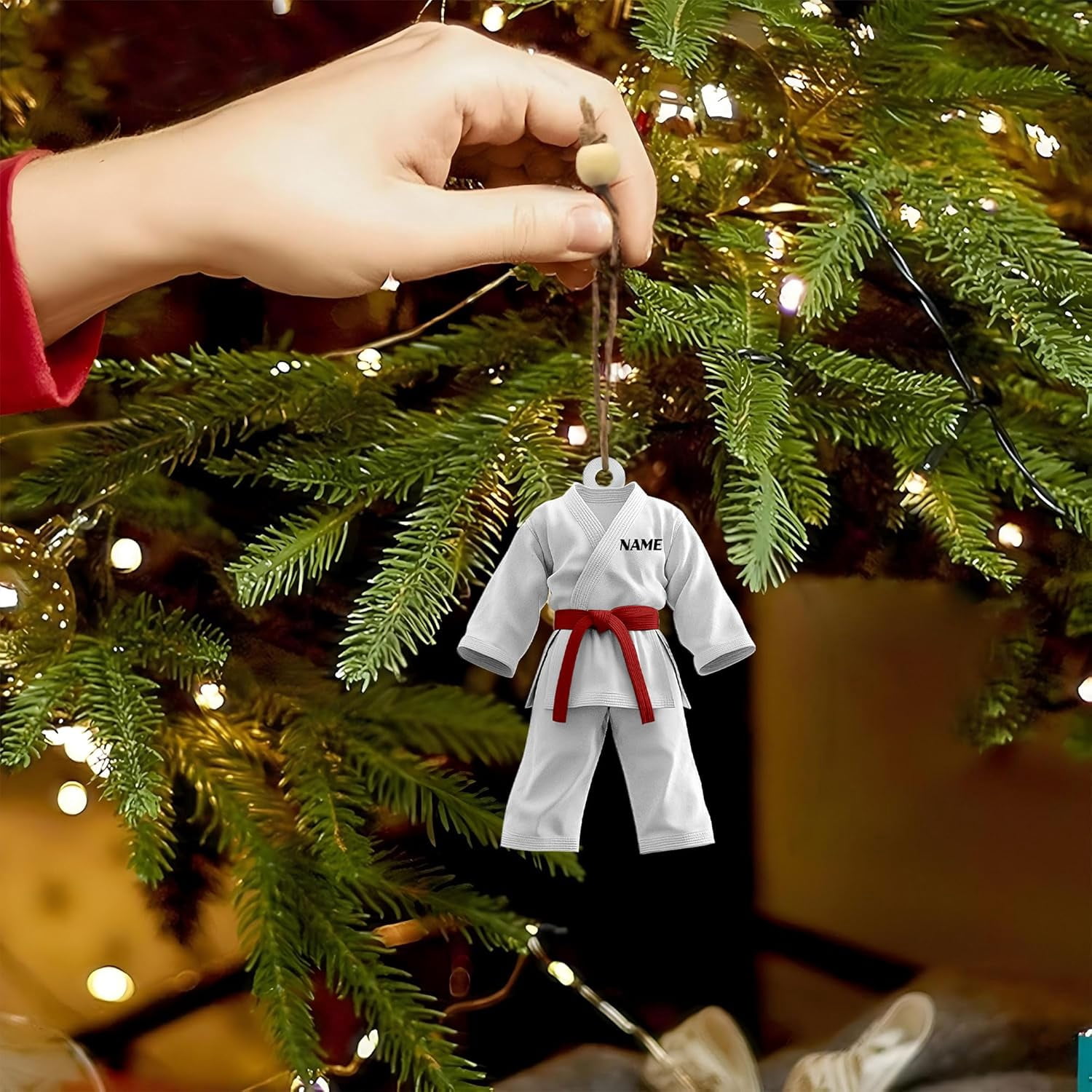 Personalized Karate Ornament Karate Uniform Ornaments Gifts for Karate ...
