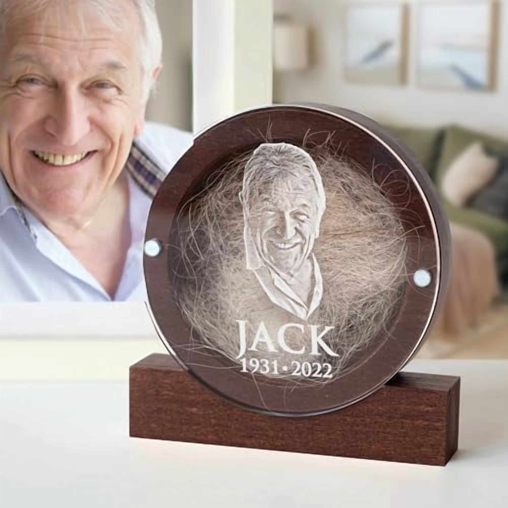 Personalized Keepsake for Bereavement Gift, Lock of Hair Memorial ...