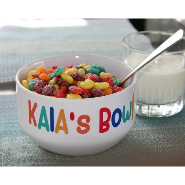 Personalized Kids Cereal Or Personalized Kids Popcorn Bowl Or ...
