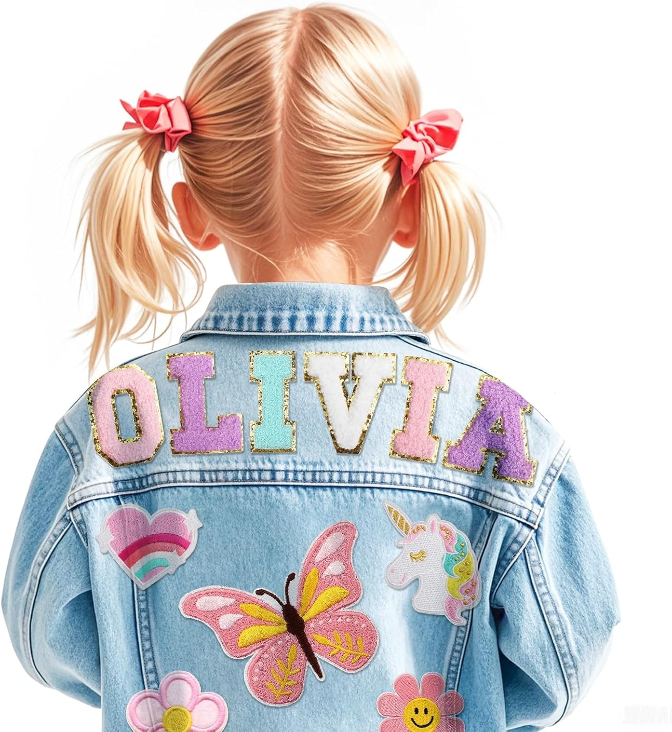 Personalized Kids Denim Jacket with Names, Custom Jean Jackets, 1-14st ...