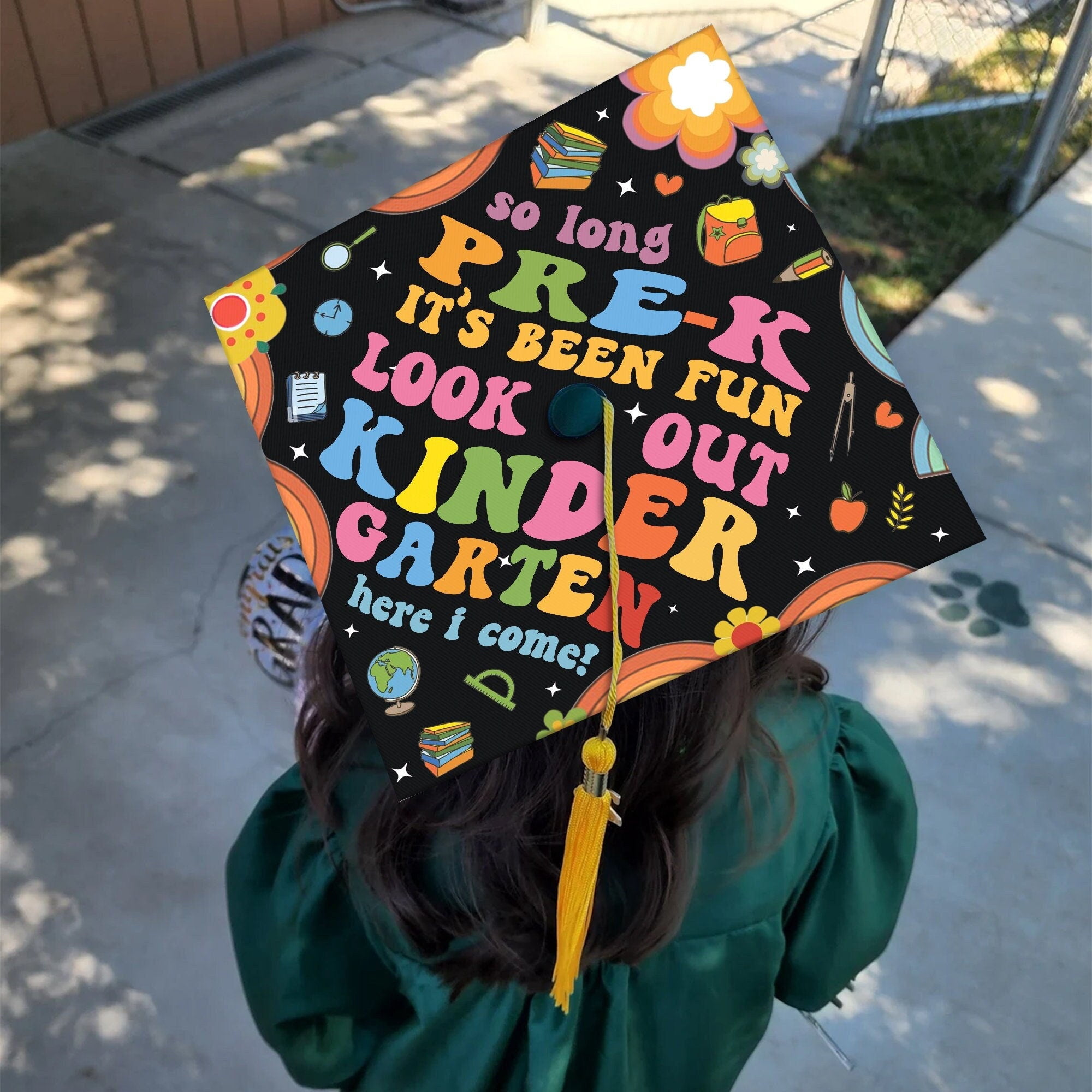 Personalized Kindergarten Graduation Cap Topper, Kindergarten Nailed It ...