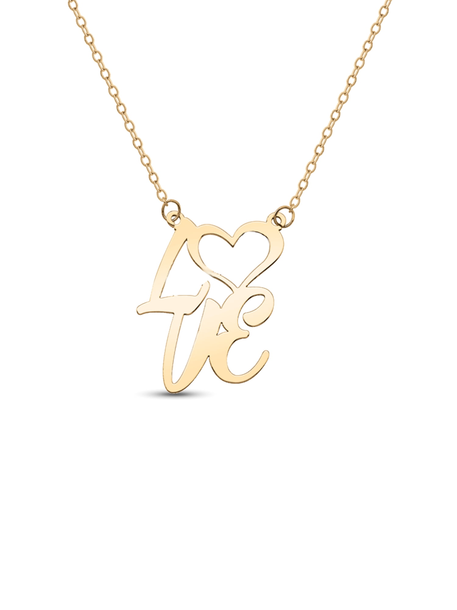 10k gold name necklace walmart store