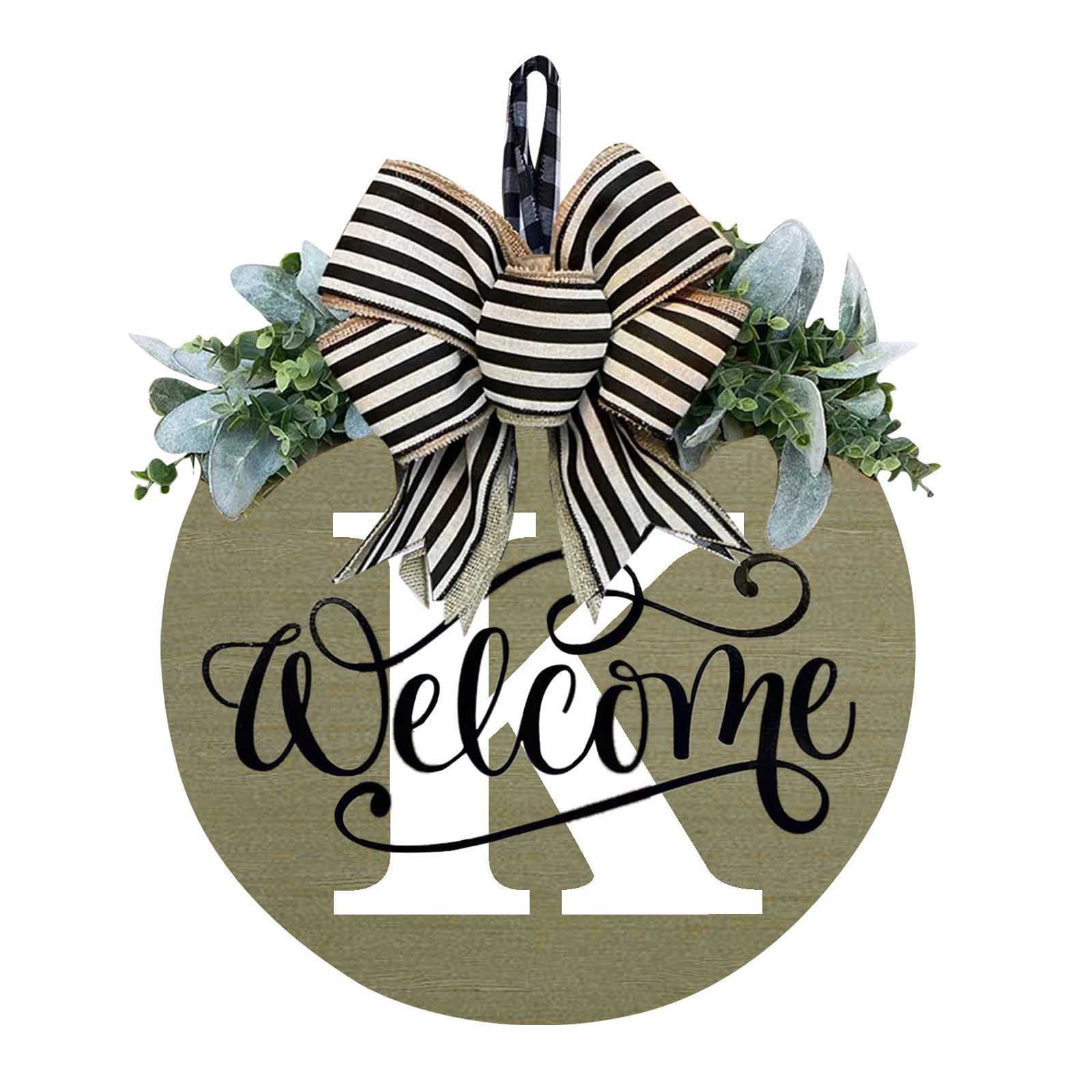 Personalized Last Name Welcome Sign with Letter,Welcome Sign for Front ...