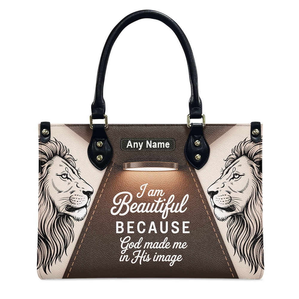 Personalized Leather Handbags with Name & Zipper – Perfect Christian ...