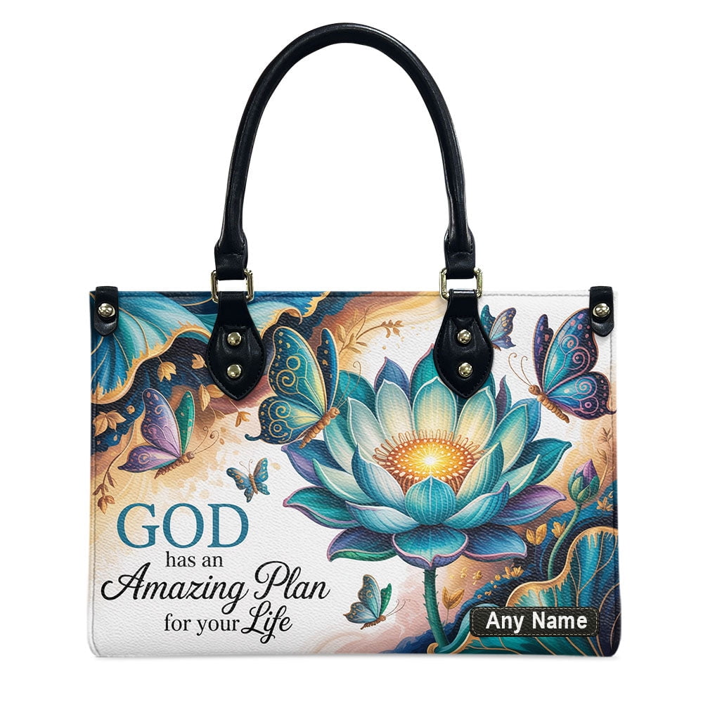 Personalized Leather Handbags with Name & Zipper – Perfect Christian ...