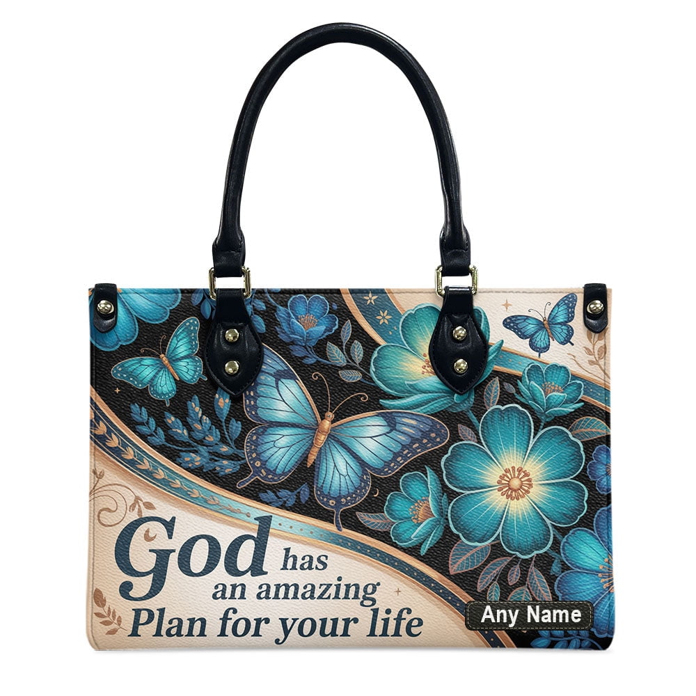 Personalized Leather Handbags with Name & Zipper – Perfect Christian ...