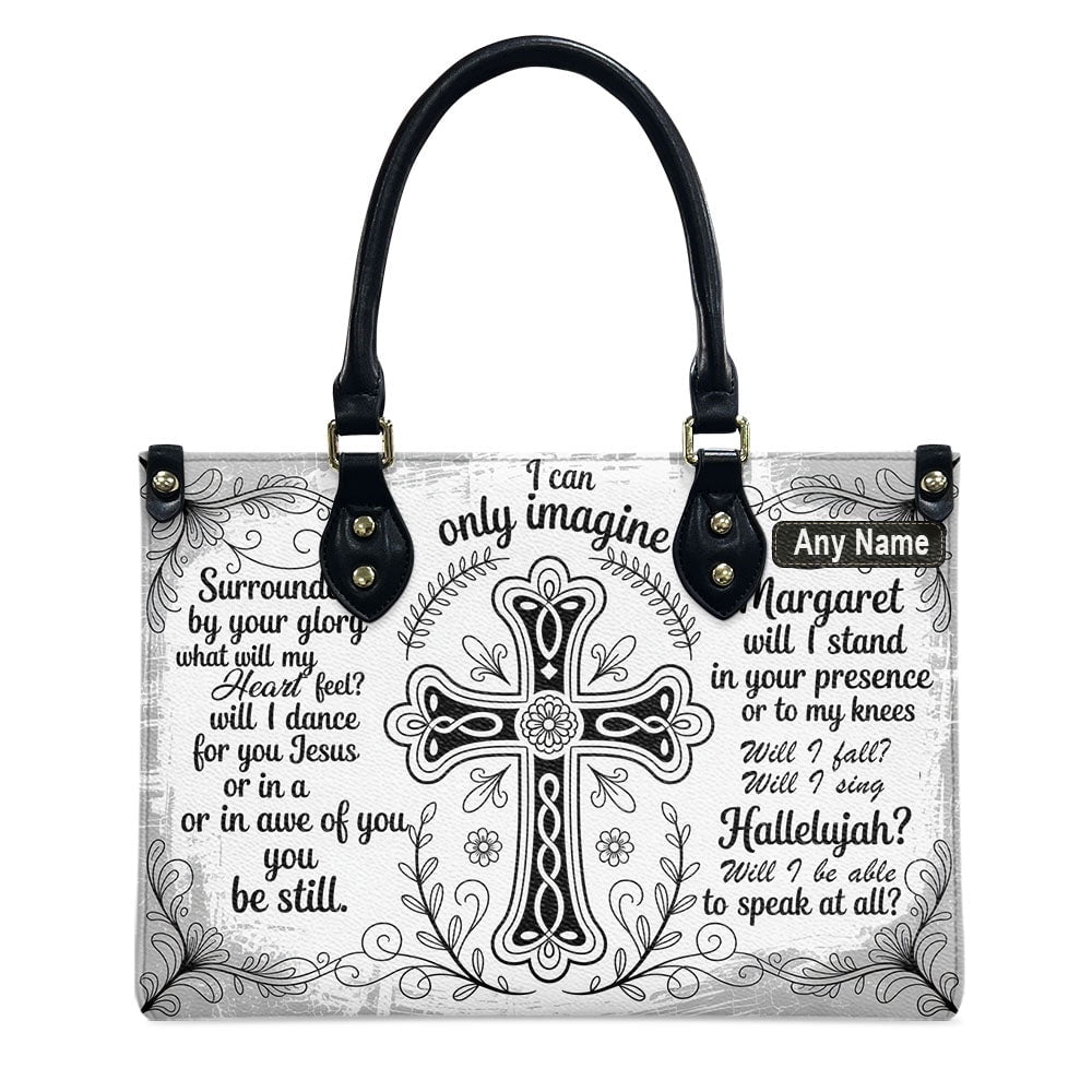 Personalized Leather Handbags with Name & Zipper – Perfect Christian ...
