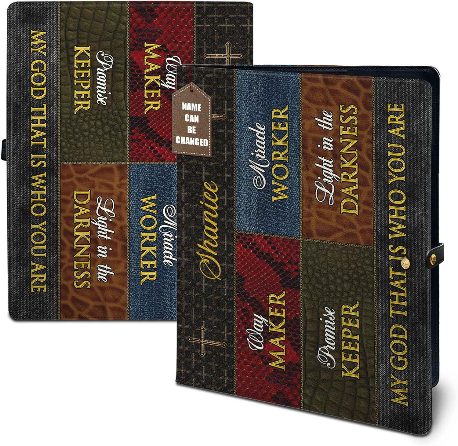 Personalized Leather Padfolio, Christian Gift for Men and Women, Custom ...