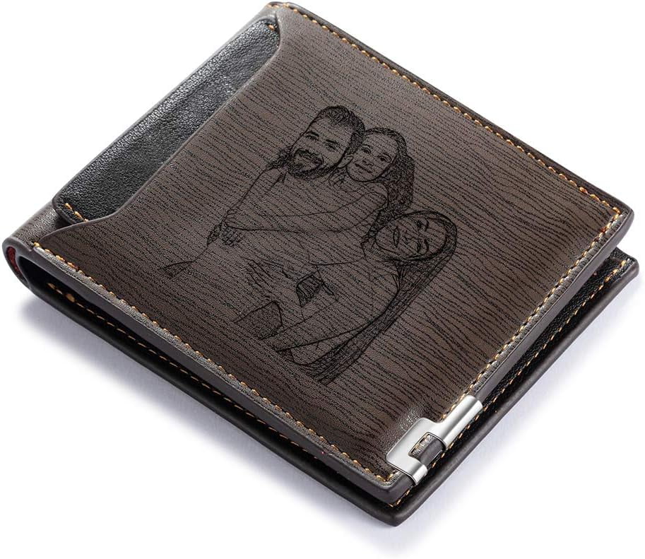 Personalized Leather Wallet for Men - Shipping from LA Custom ...