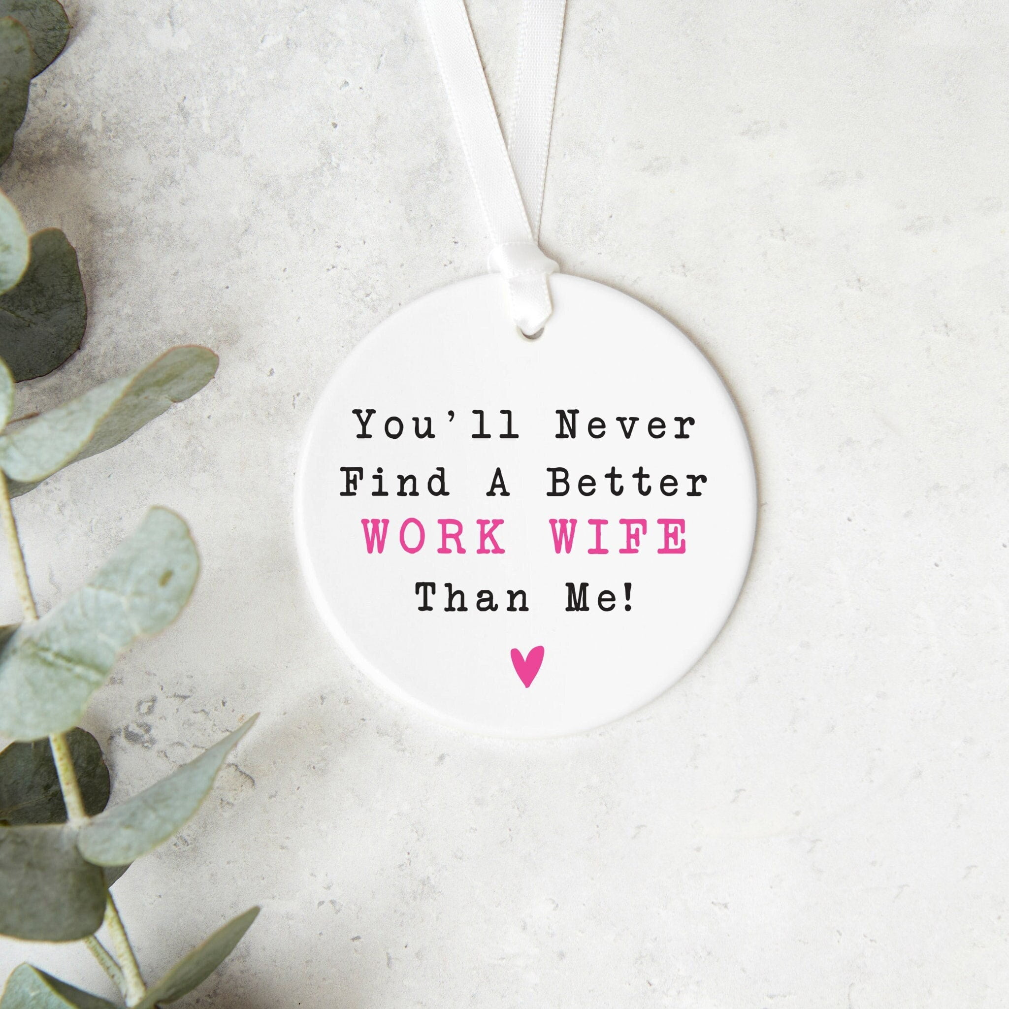 Personalized Leaving Gift - Work Colleague Farewell/Retirement Keepsake ...