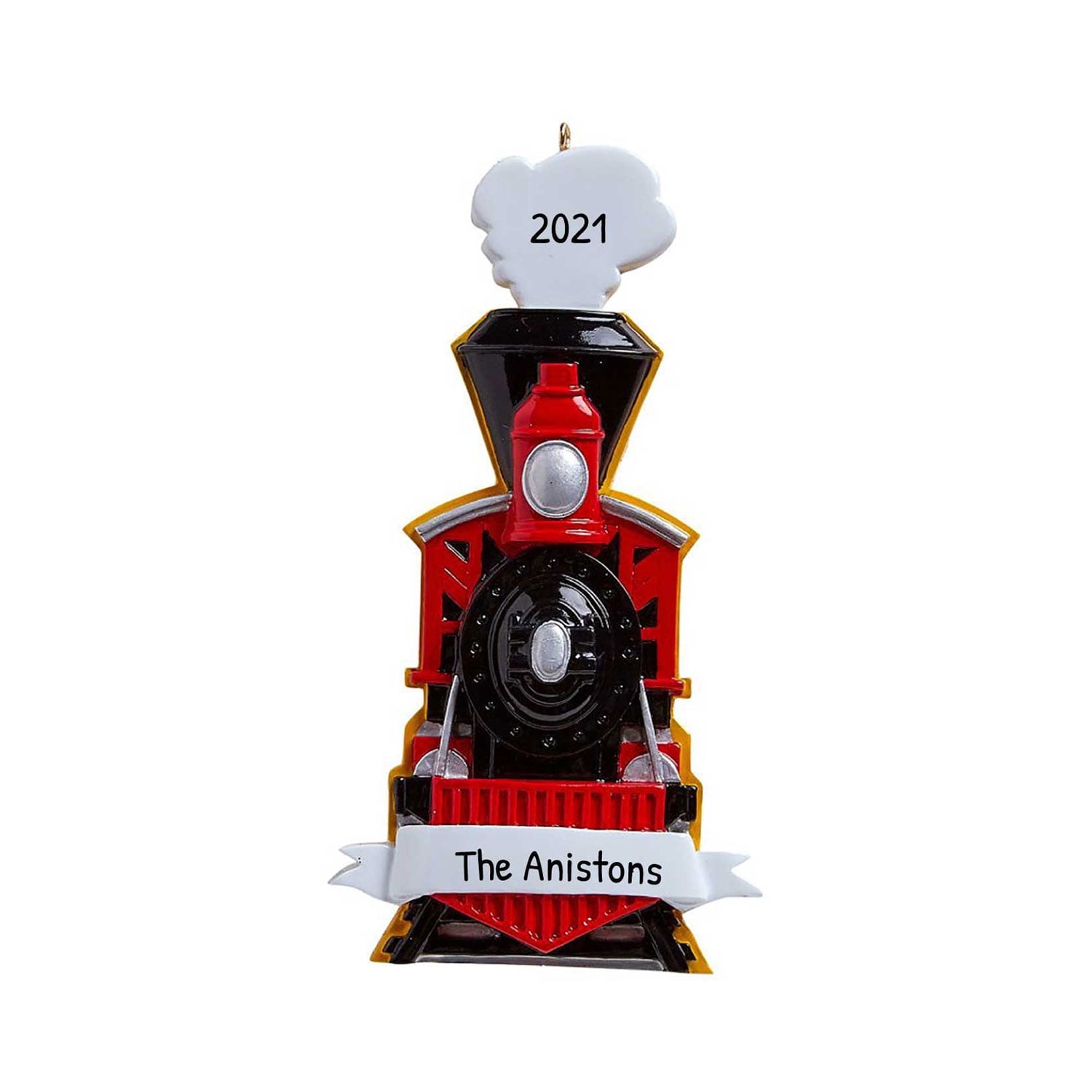 Personalized Locomotive Train Ornament 2024 - Train Christmas Ornaments ...