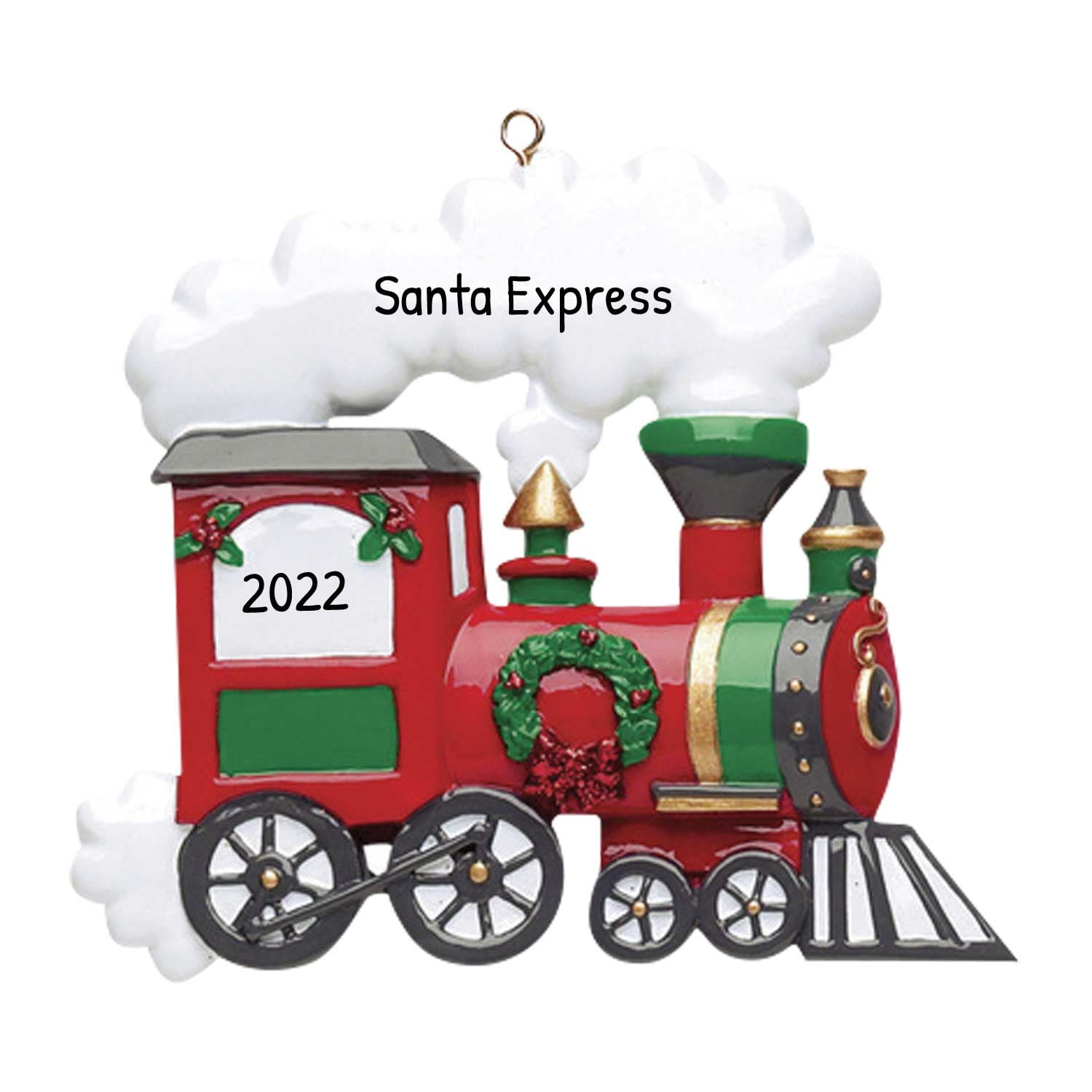 Personalized Locomotive Train Ornament 2024 - Train Christmas Ornaments, Train Engine Ornament ...