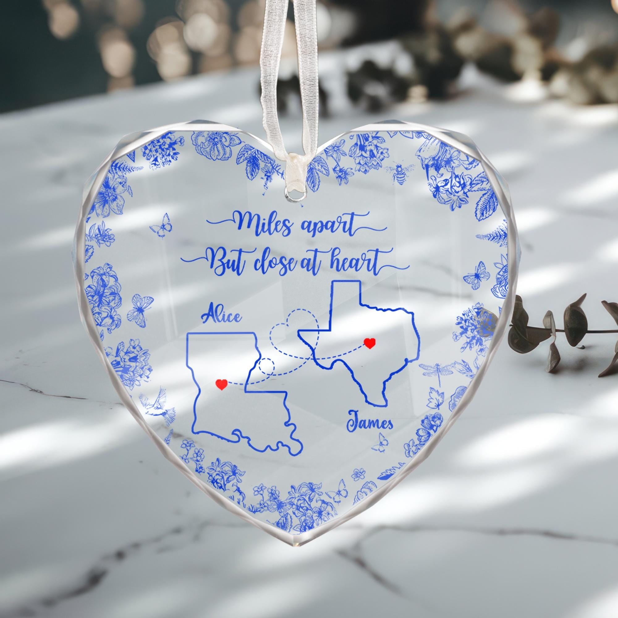 Personalized Long Distance Relationship Gift,State To State Map ...