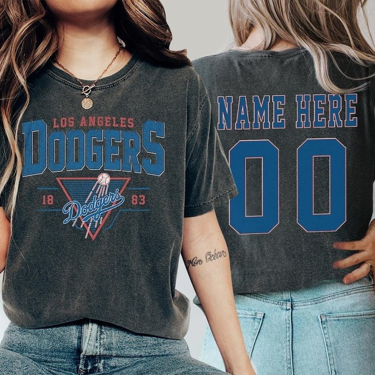Personalized Los Angeles D Shirt 2 Side Shirt - Walmart.com
