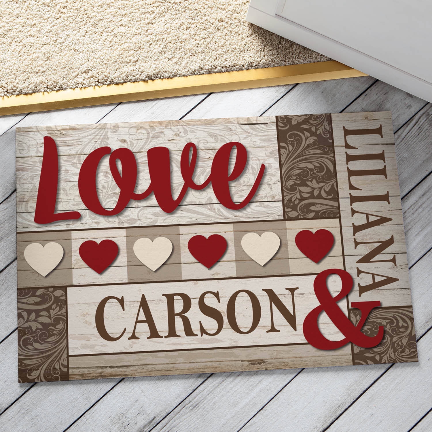 Personalized Love Doormat - Walmart.com
