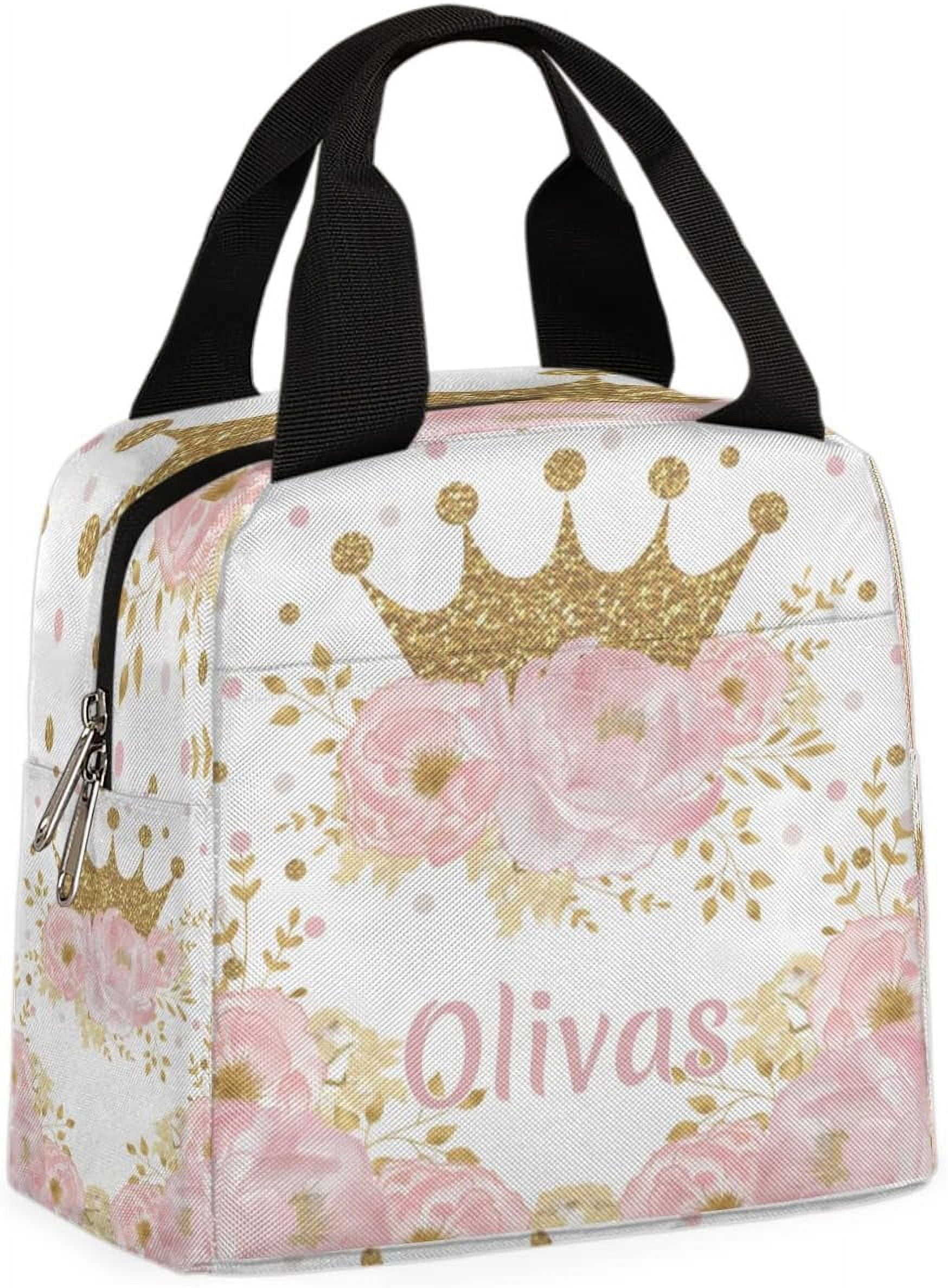 Personalized Lunch Bag Lunch Box for Women Girl, Custom Lunch Tote Bag ...