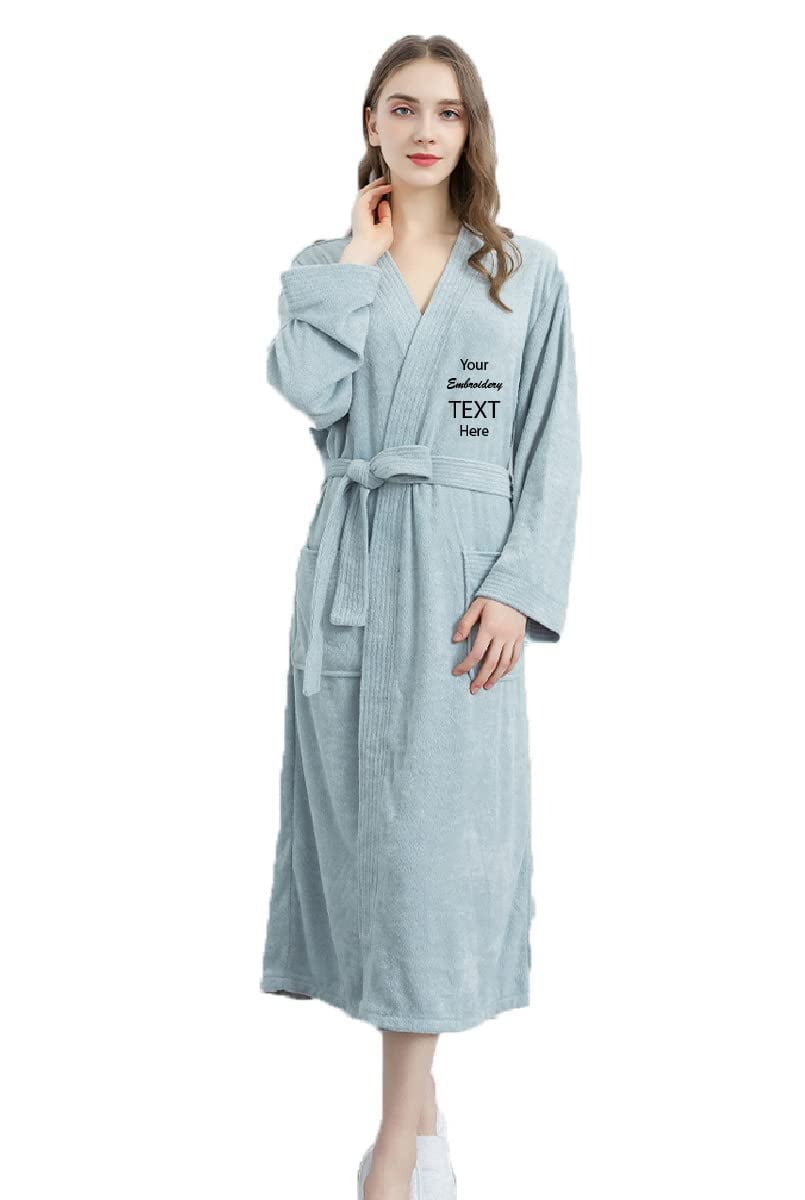 Terry Cloth Robes for Men and Women - Personalize with Name on Front ...