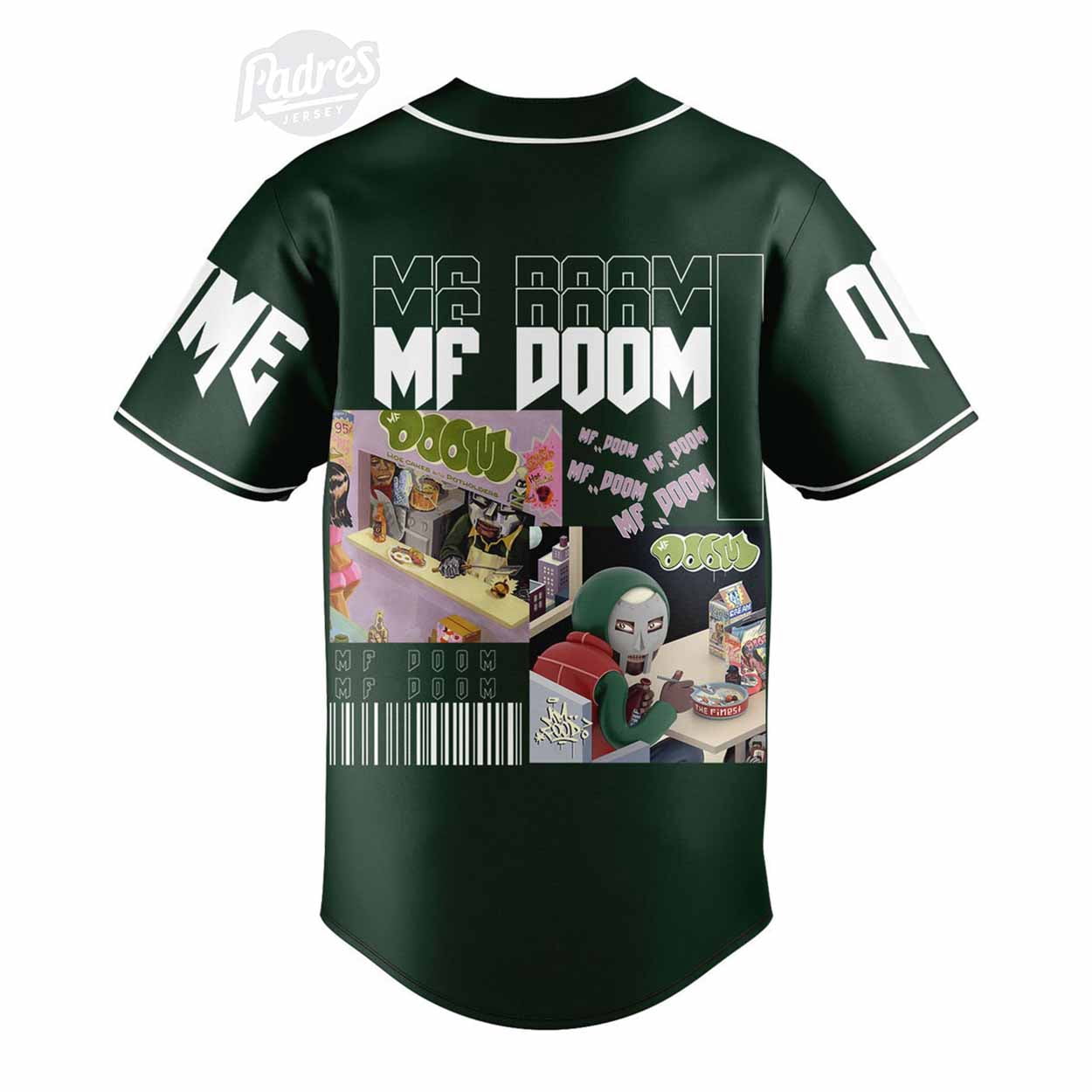 Personalized MF DOOM Baseball Jersey Shirt - Walmart.com