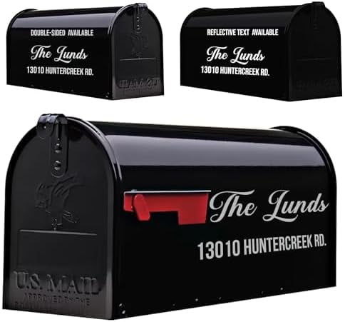Personalized Mailbox - Custom Outdoor Professionally Applied Commercial ...