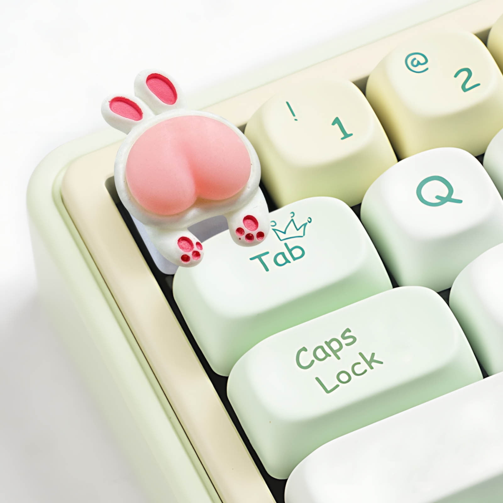 Personalized Mechanical Keyboard Keycaps,Cute Pink Cartoon Keycap ...