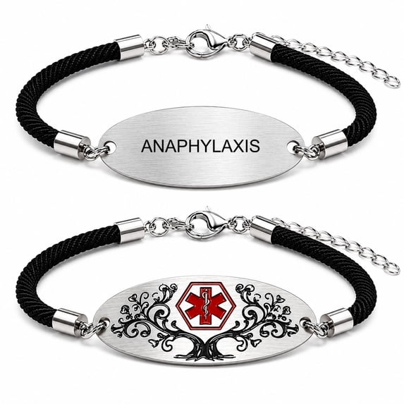 Personalized Medical Alert Bracelet | Dynamic QR Code or Custom ...