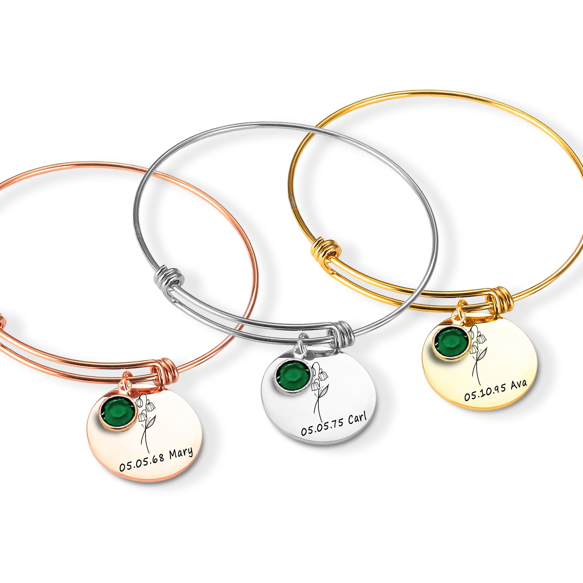Personalized Memorial Bracelet, Remembrance Bracelet- Memorial Jewelry ...