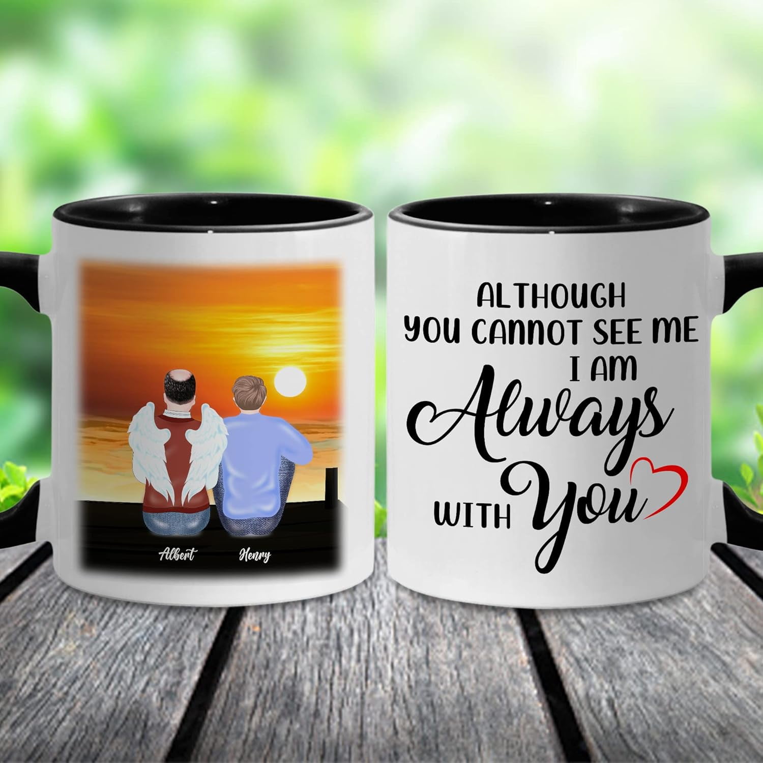 Personalized Memorial Dad Mug - Loss Of Father - Memorial Gift For Loss ...