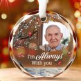 Personalized Memorial Glass Ornament – Custom Photo Christmas Keepsake ...