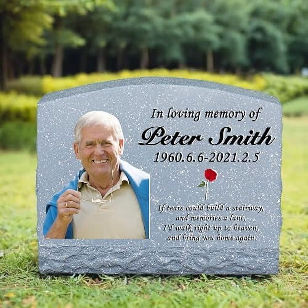 Personalized Memorial Grave Stones Headstones - Big Size Cemetery ...