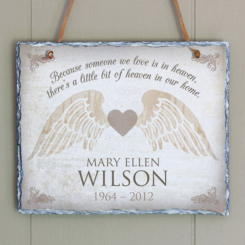 Personalized Memorial Heart Wall Slate - Walmart.com