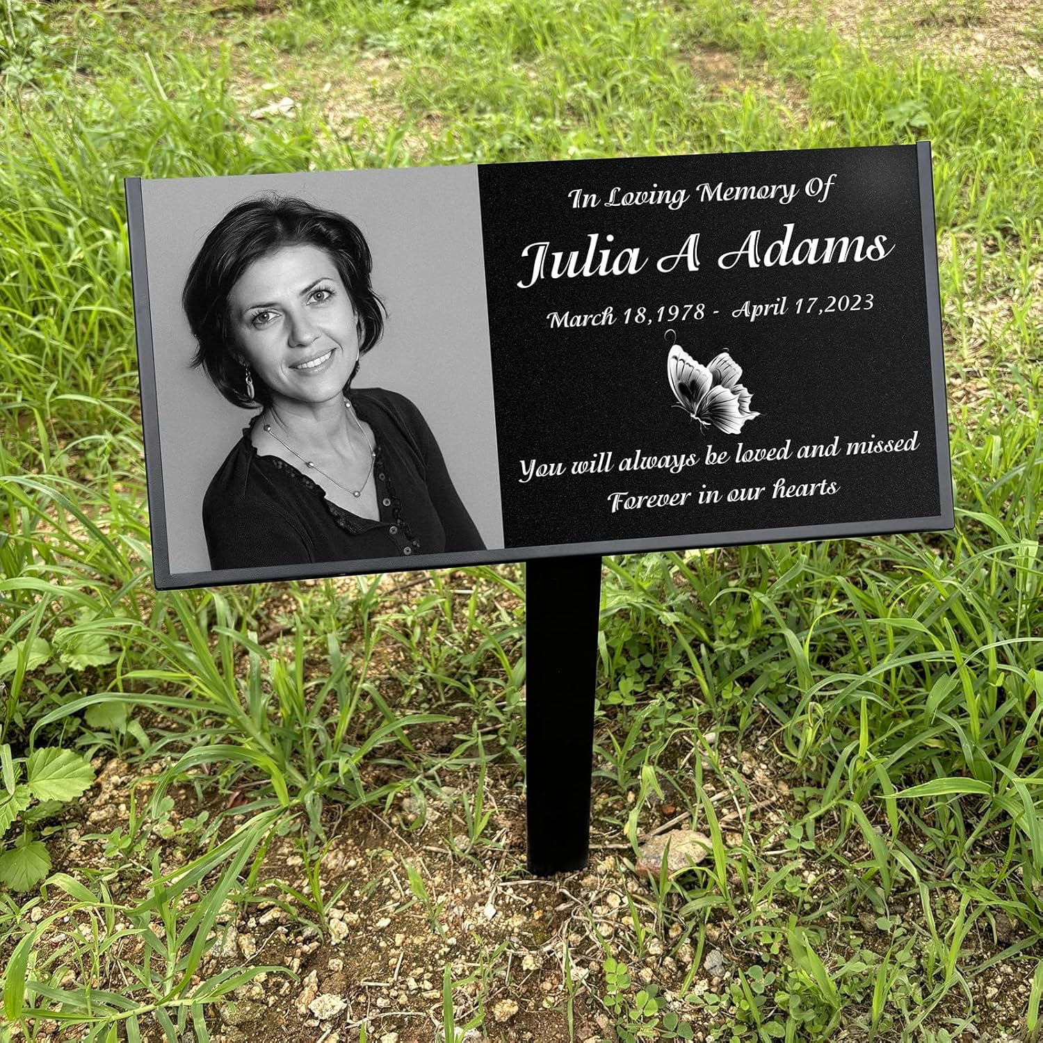 Personalized Memorial Stones,headstones for Graves,Grave Markers for Cemetery Cemetery plaques ...