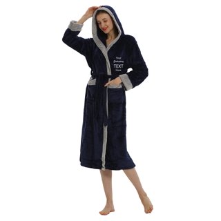 Richie House Women's Soft and Warm Robe Bathrobe with Hood RHW2823 ...