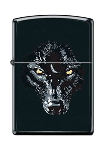 Personalized Message Engraved Customized on Backside Wolf Wolves Zippo ...