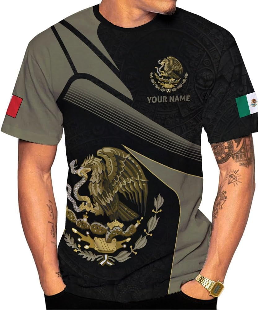Personalized Mexico Shirt for Men Mexico T Shirts for Women Custom ...