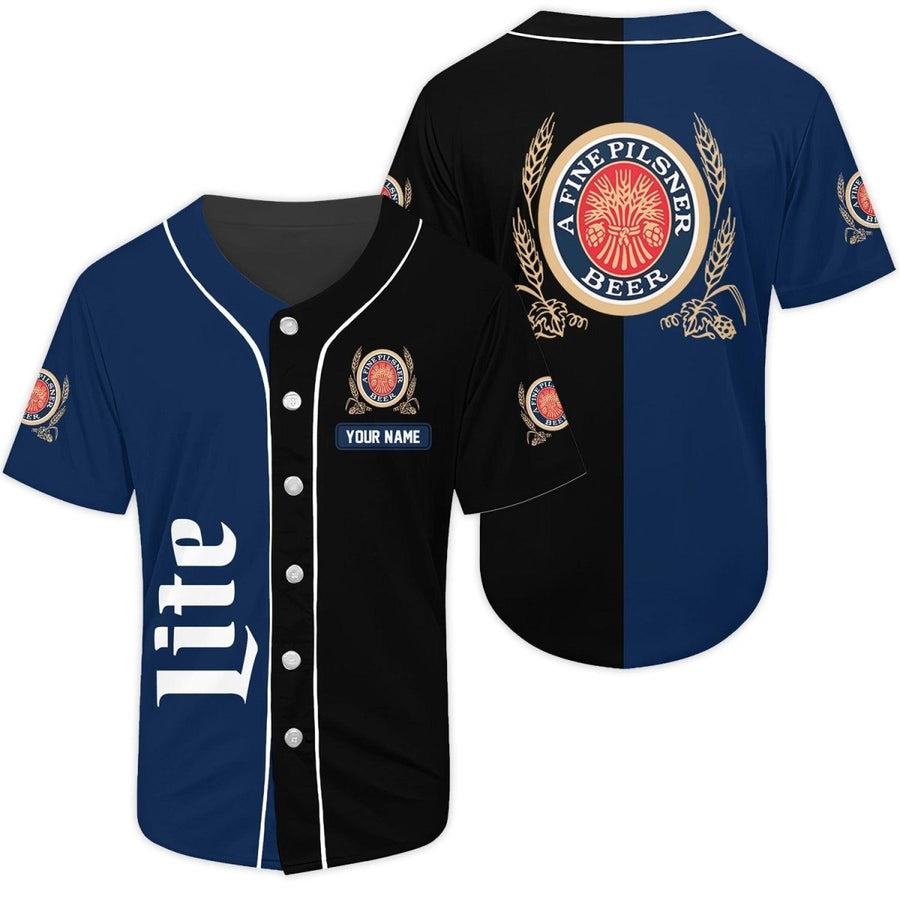 Personalized Miller Lite Baseball Jersey - Walmart.com