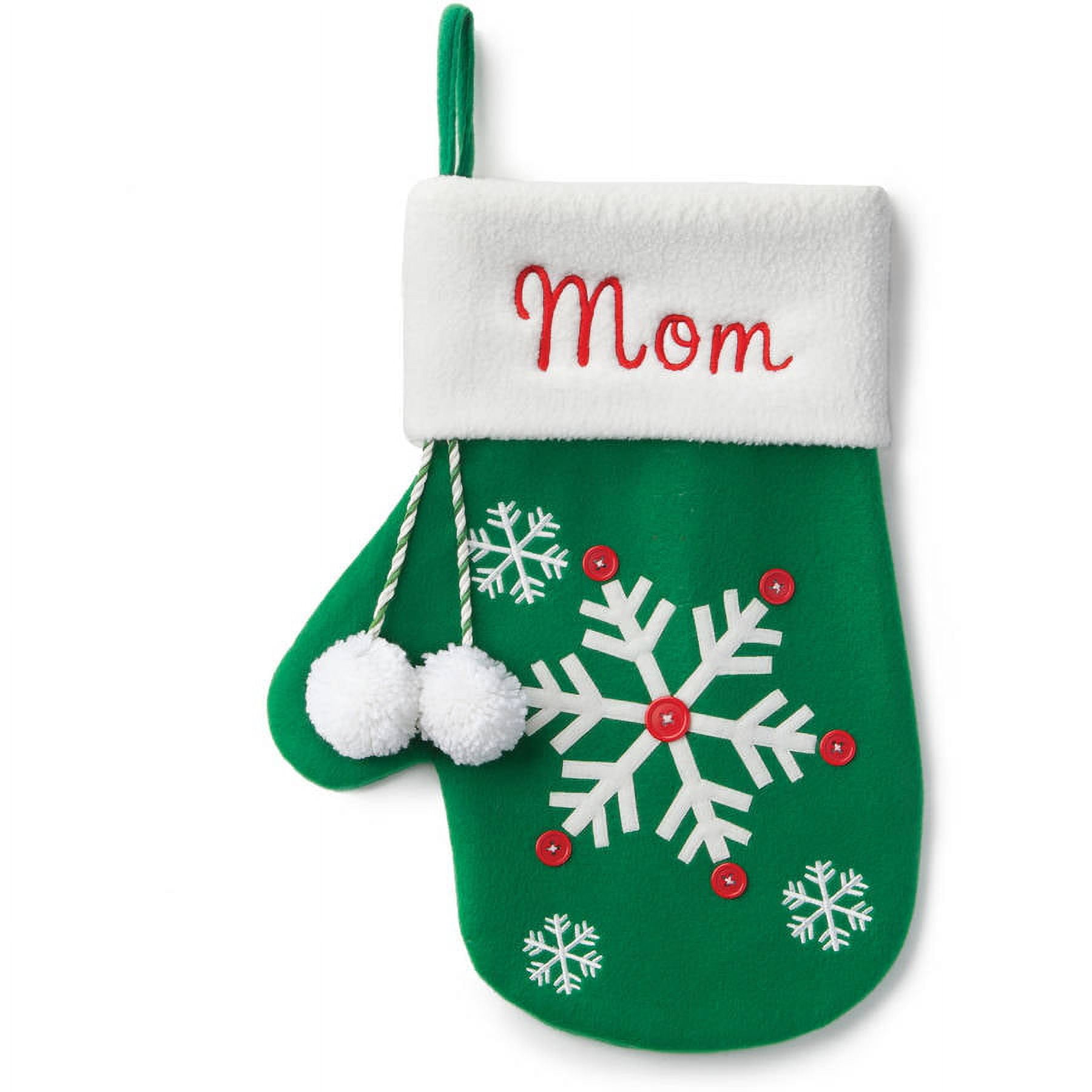 Personalized Mitten Christmas Stocking - Walmart.com